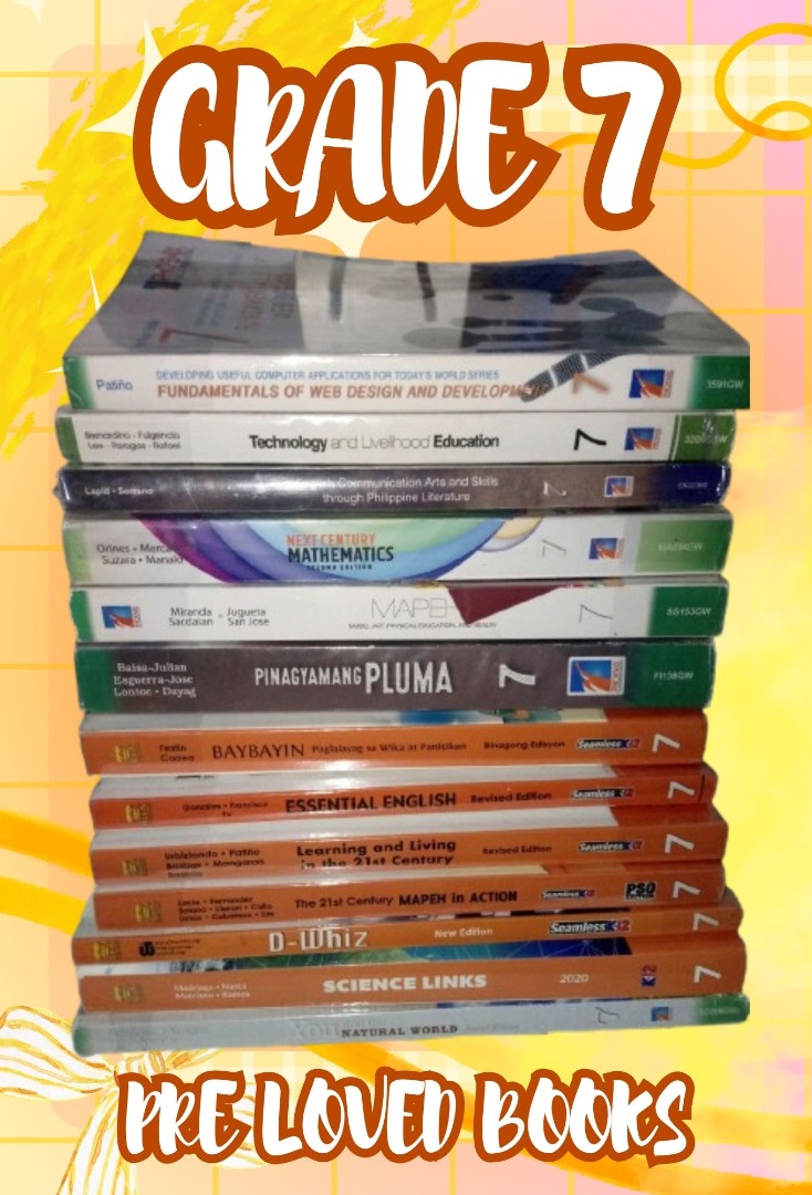 GRADE 7 BOOKS ( 150 EACH OR TAKE ALL 500), Hobbies & Toys, Books ...