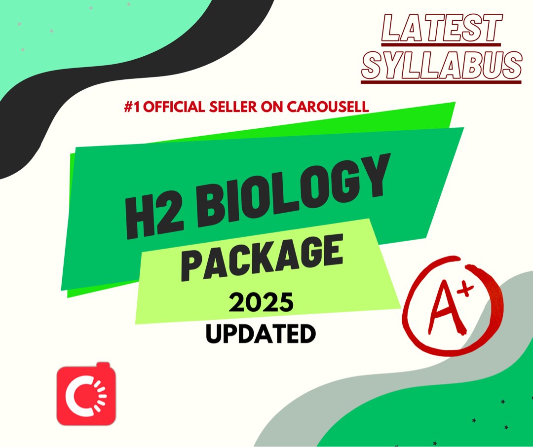 H2 Biology Package (2025 A Level RJC/NYJC/HCI Summary/Notes/Topical ...