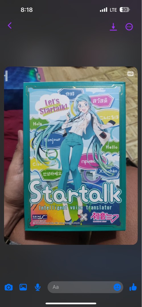 Hatsune Miku Startalk Translator Device, Hobbies & Toys, Memorabilia ...
