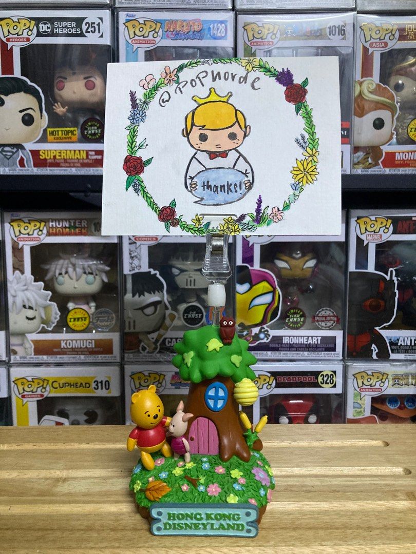 Hong Kong Disneyland Winnie the Pooh Card/Note/Photo Holder (With Box ...