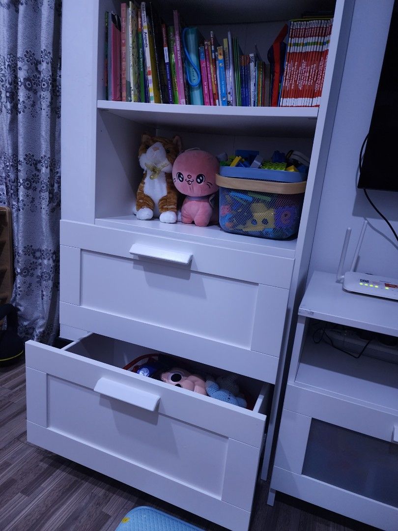 Ikea Brimnes Bookcase, Furniture & Home Living, Furniture, Shelves ...