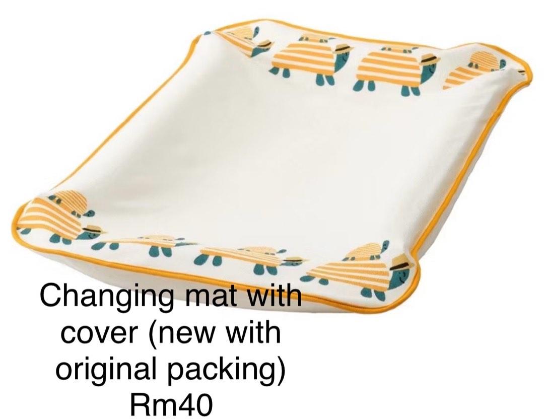 IKEA changing mat with cover, Babies & Kids, Bathing & Changing ...