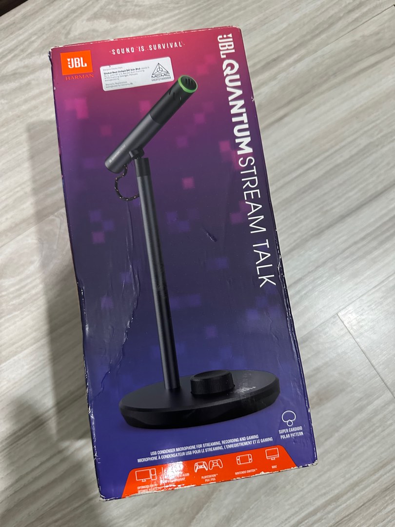 JBL Quantum Stream Talk, Audio, Microphones on Carousell