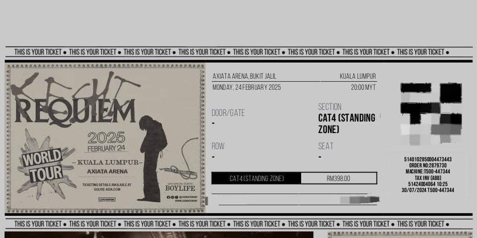 KESHI REQUIEM TOUR 2025, Tickets & Vouchers, Event Tickets on Carousell