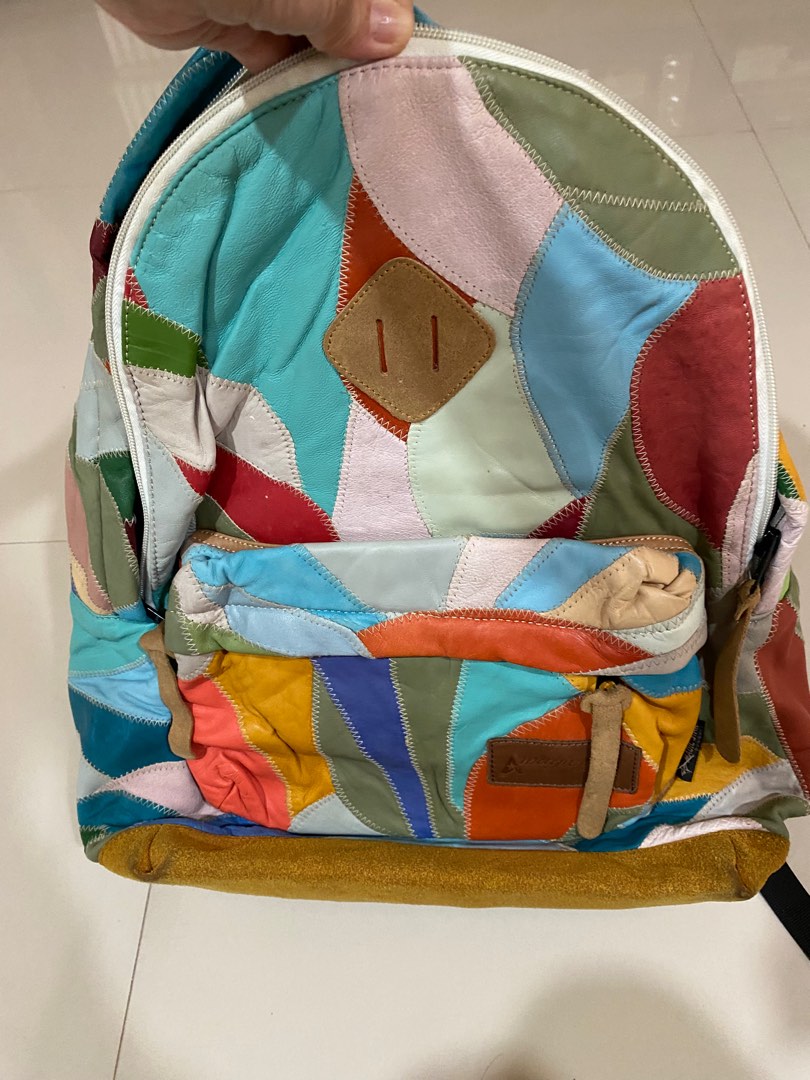 Korea leather backpack, Men's Fashion, Bags, Backpacks on Carousell