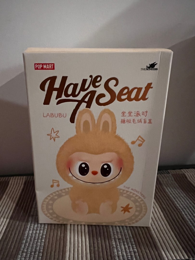 Labubu (Dada) Have A Seat, Hobbies & Toys, Toys & Games on Carousell