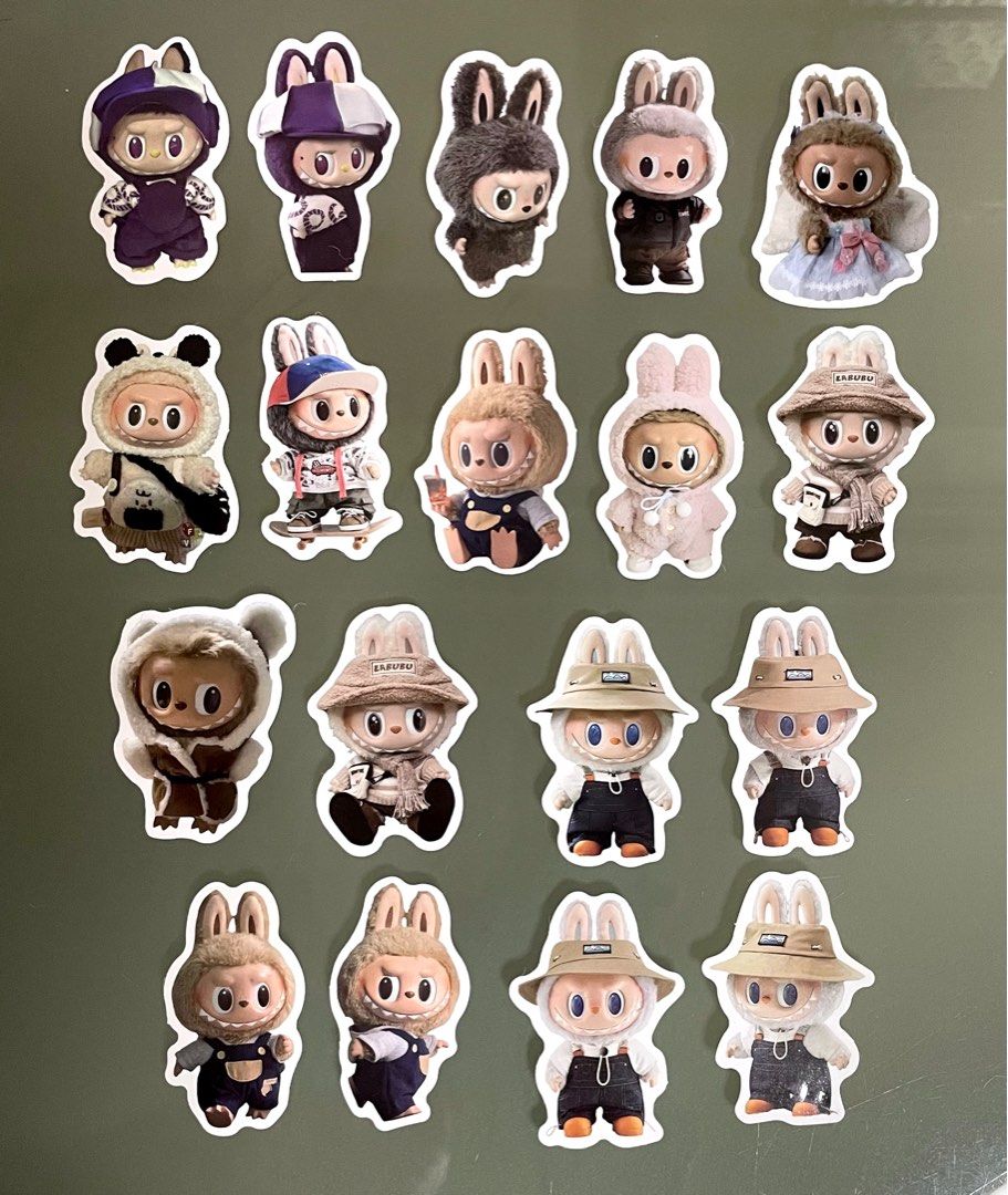 Labubu stickers!!, Hobbies & Toys, Stationery & Craft, Art & Prints on ...