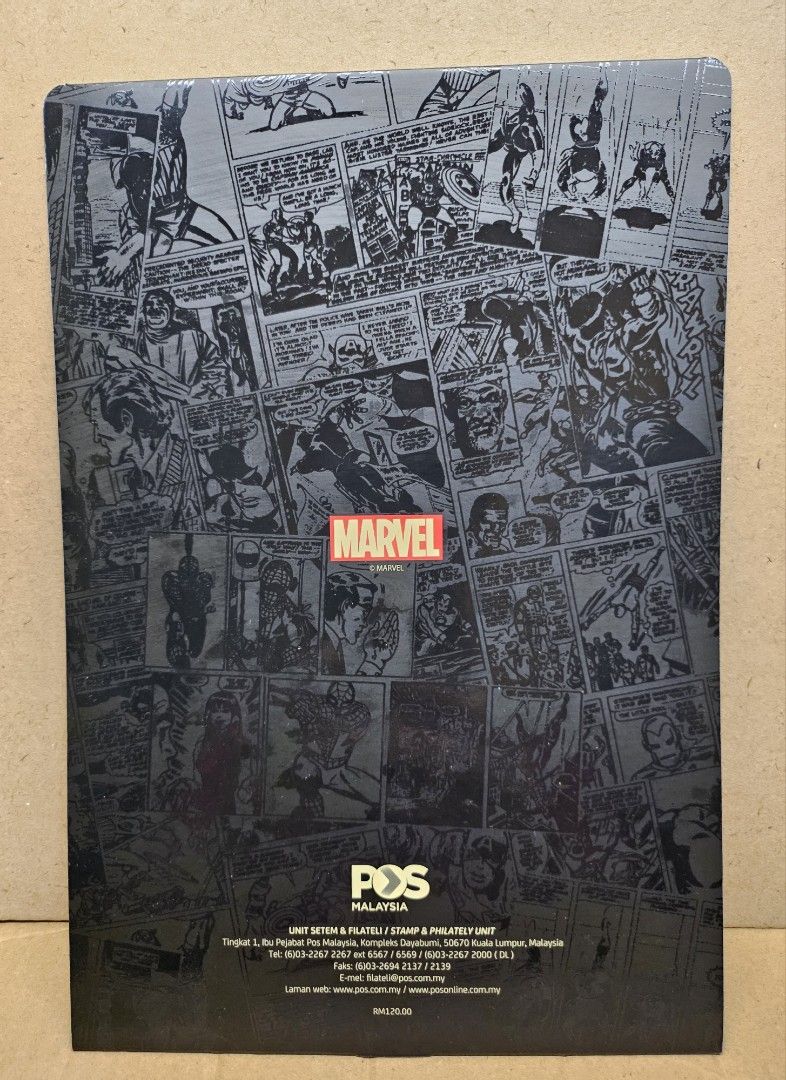 LIMITED EDITION MARVEL 80 YEARS POS MALAYSIA SETEM KU COLLABORATION ...