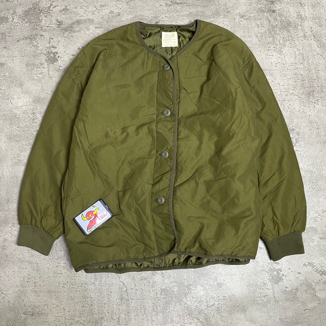 LINEN inner m65 military field jacket liner by earth ma1 n3b tanker ...