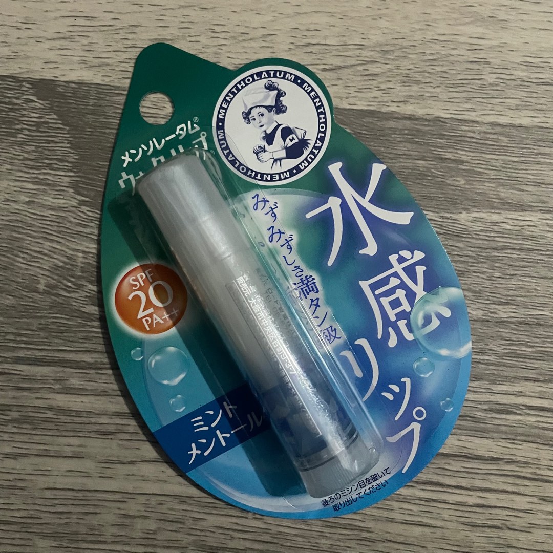 rohto mentholatum medicated WaterLip mint menthol lip balm stick XD ...