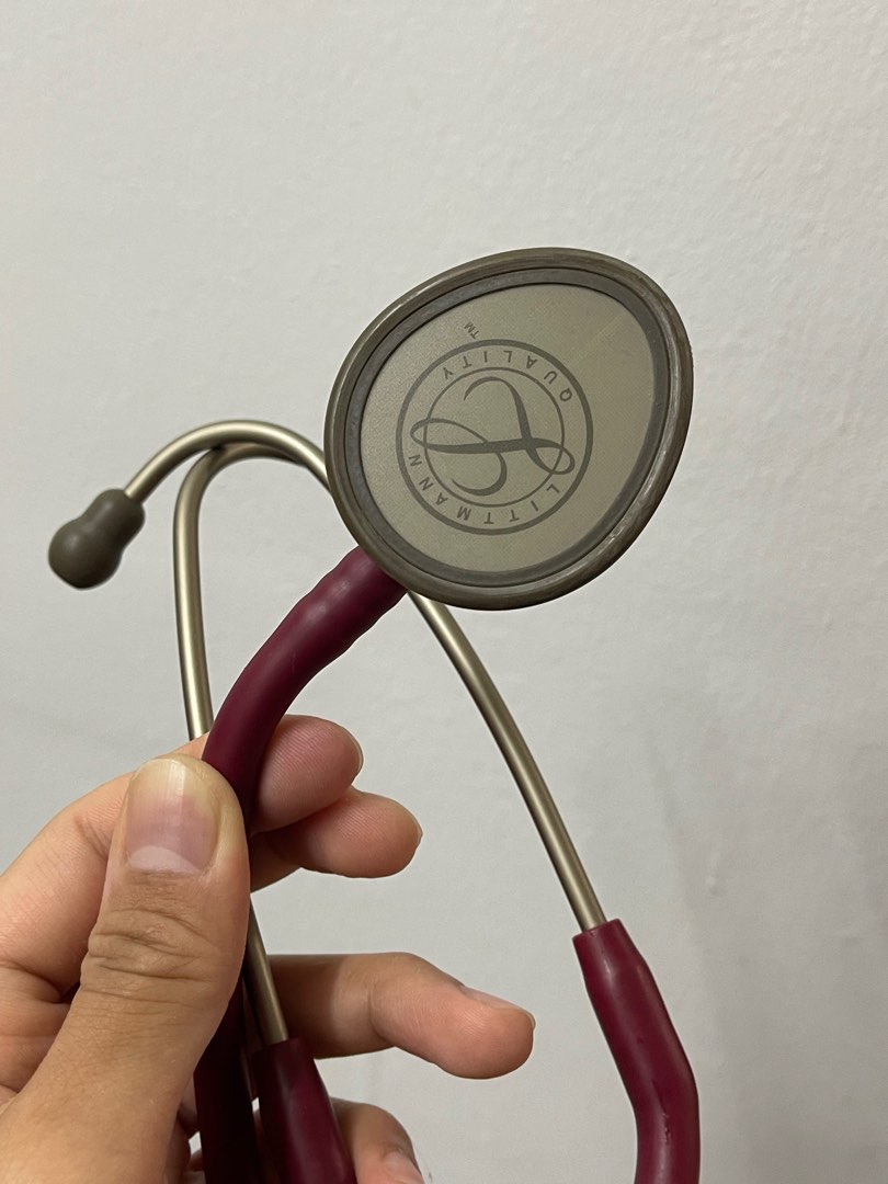 Littmann Lightweight II SE Stethoscope Maroon, Health & Nutrition ...
