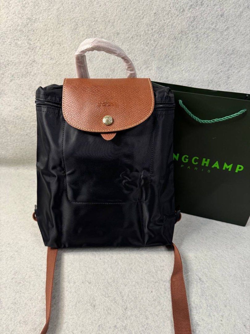 LONGCHAMP Backpack (BLACK), Men's Fashion, Bags, Backpacks on Carousell