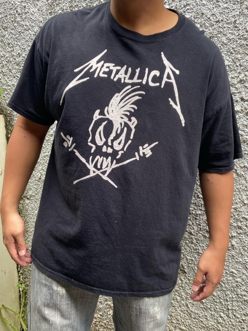 Metallica Middle Finger Skull RARE Official Album Merch Y2K, Men's ...