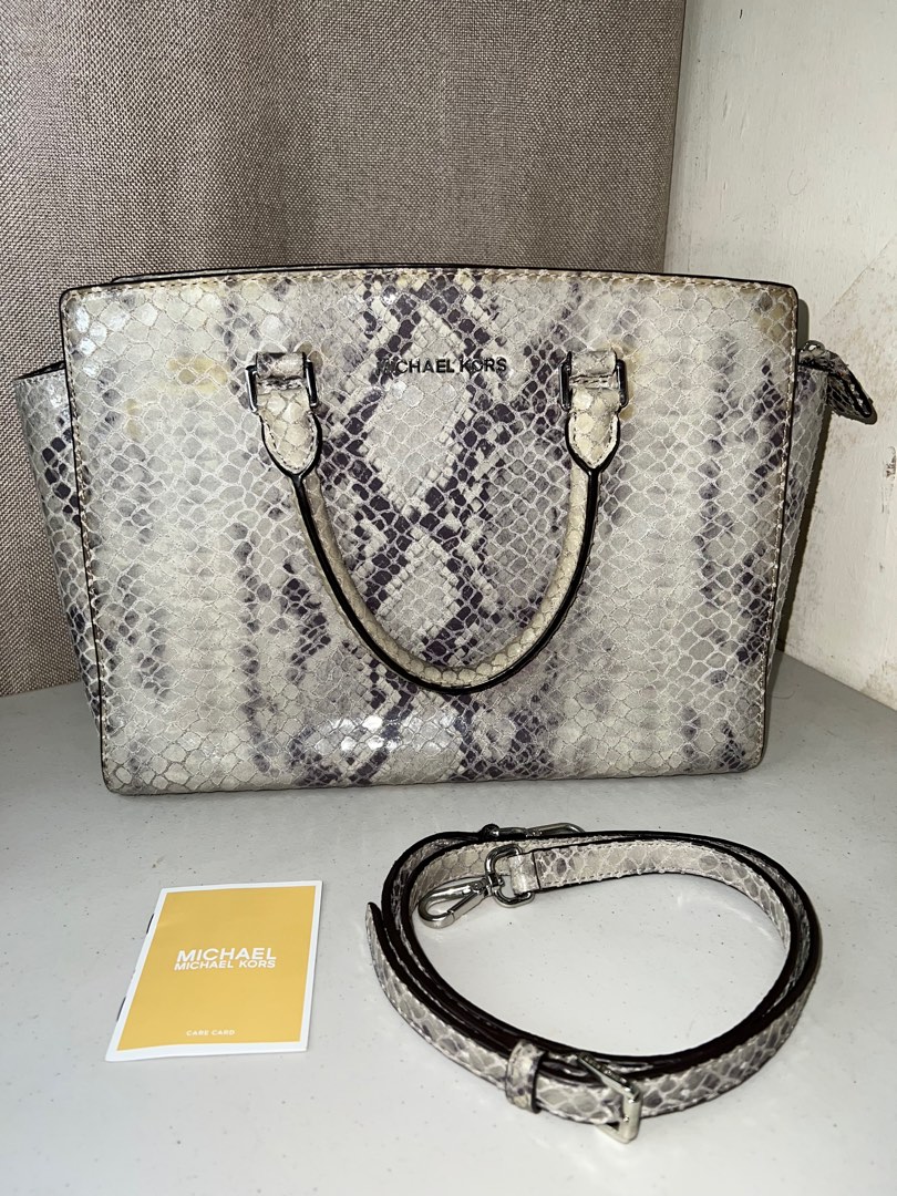 Michael Kors Snake Bag, Women's Fashion, Bags & Wallets, Purses ...
