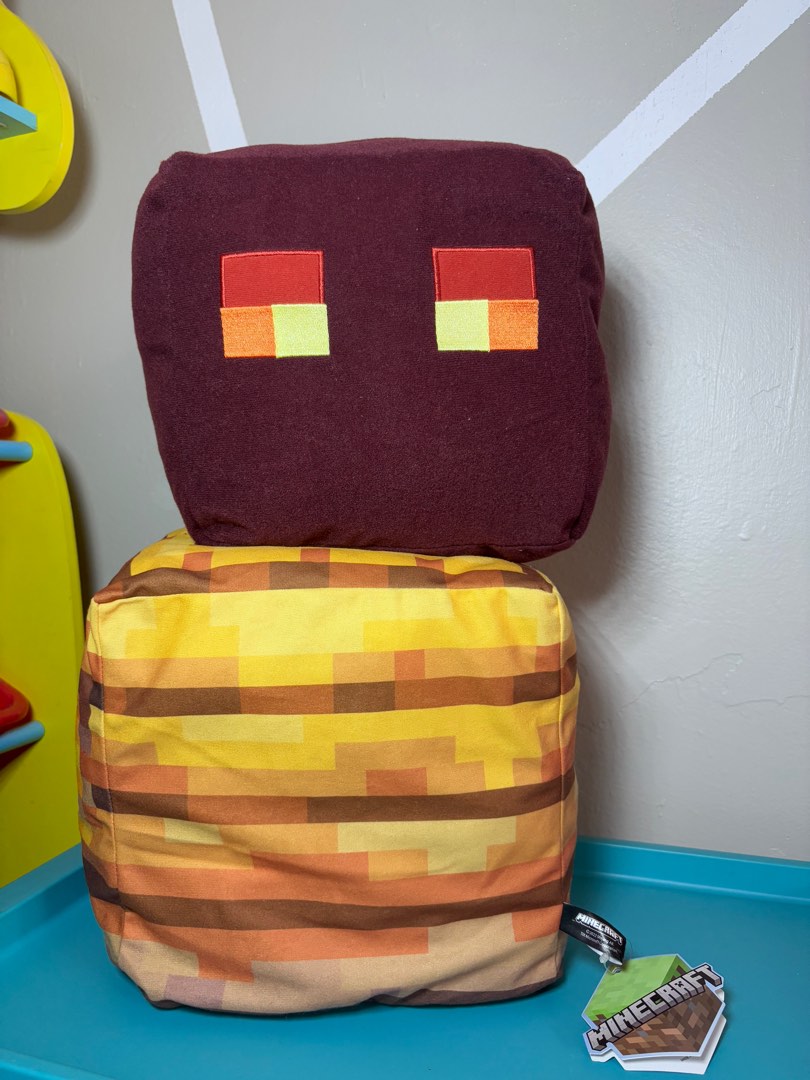 Minecraft Plush Doll Cube, Hobbies & Toys, Toys & Games on Carousell