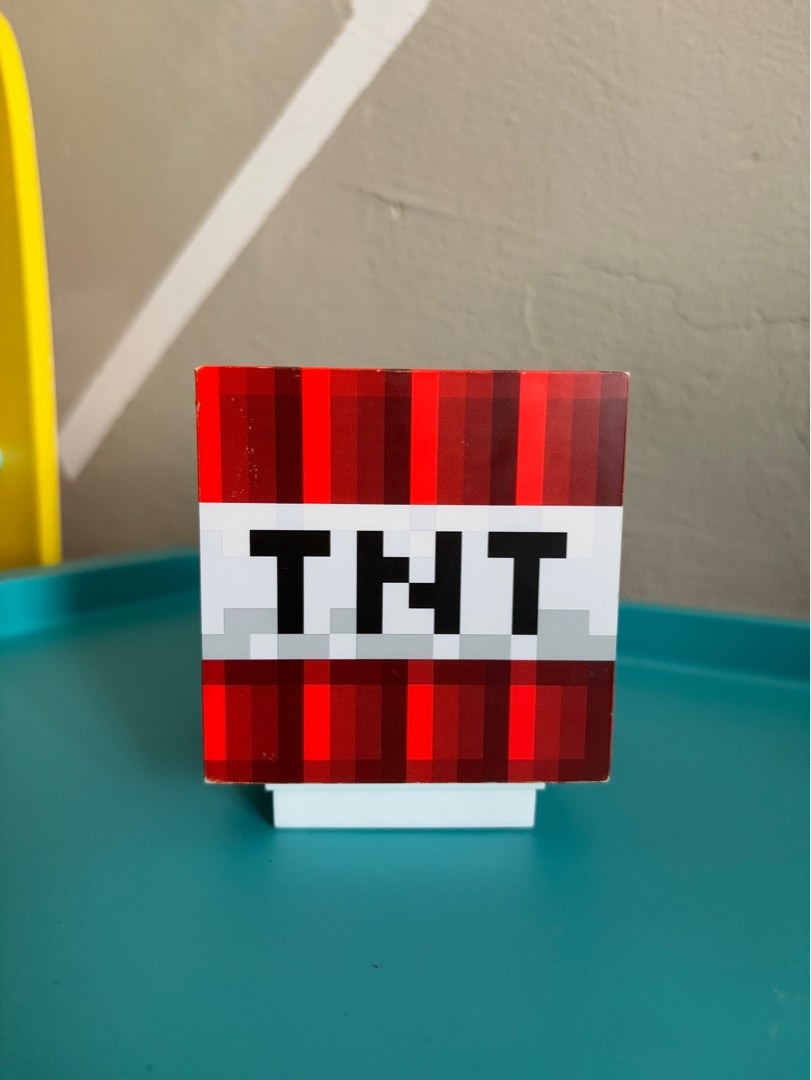 Minecraft TNT Lamp, Hobbies & Toys, Toys & Games on Carousell