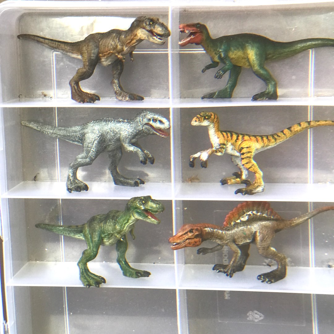 Mini dino action repaint, Toys & Collectibles, Mainan di Carousell