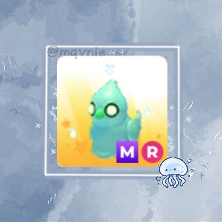 MR Ghost chick ( Adopt me pets ), Hobbies & Toys, Toys & Games on Carousell