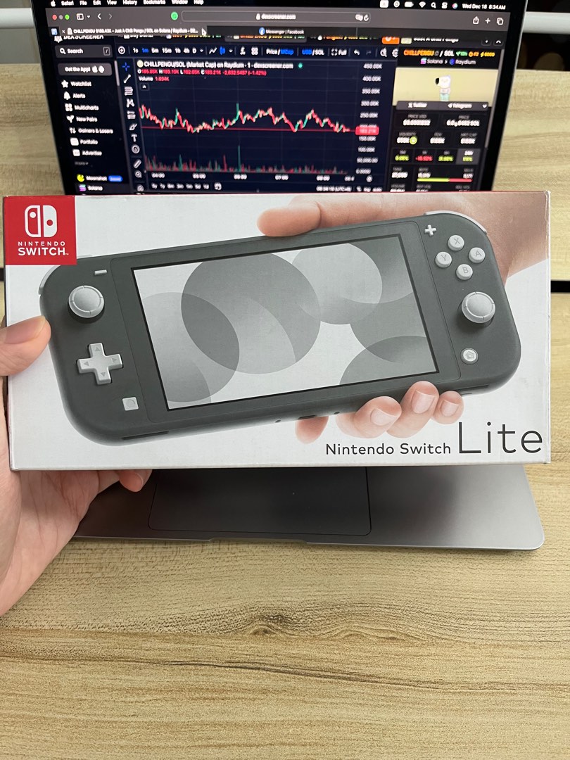 Nintendo switch lite grey brand new steal price, Video Gaming, Video ...