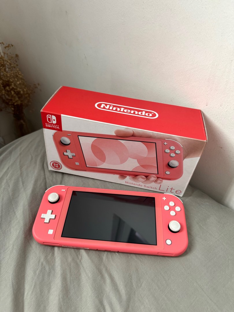 Nintendo Switch Lite Pink, Video Gaming, Video Game Consoles, Nintendo ...