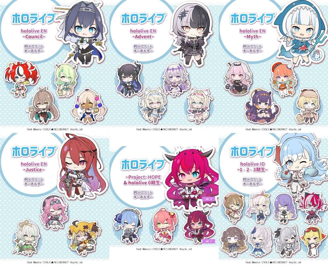 [No.4] [C105] [PO till 29 Dec 2024] Hololive comiket doujin acrylic ...