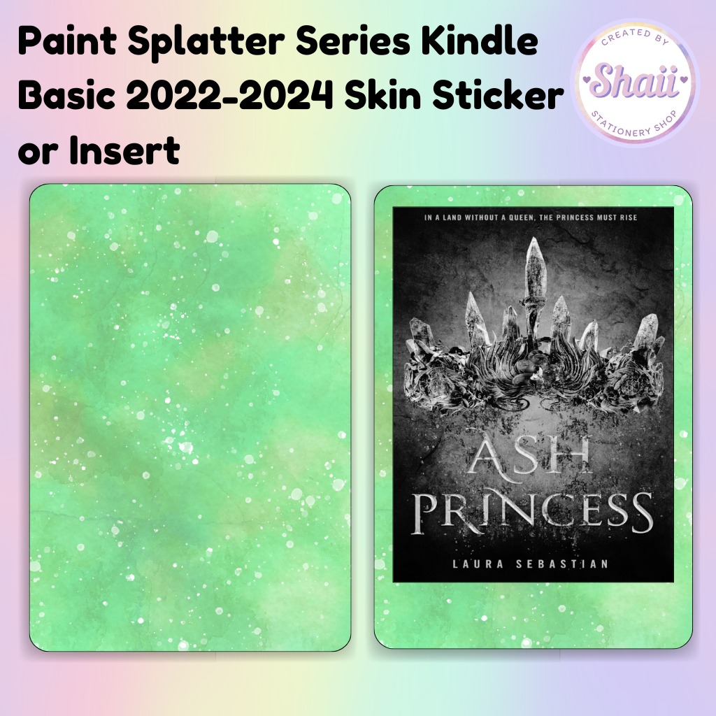 Paint Series Kindle Basic 2022-2024 Skin Sticker or Insert | Created by ...
