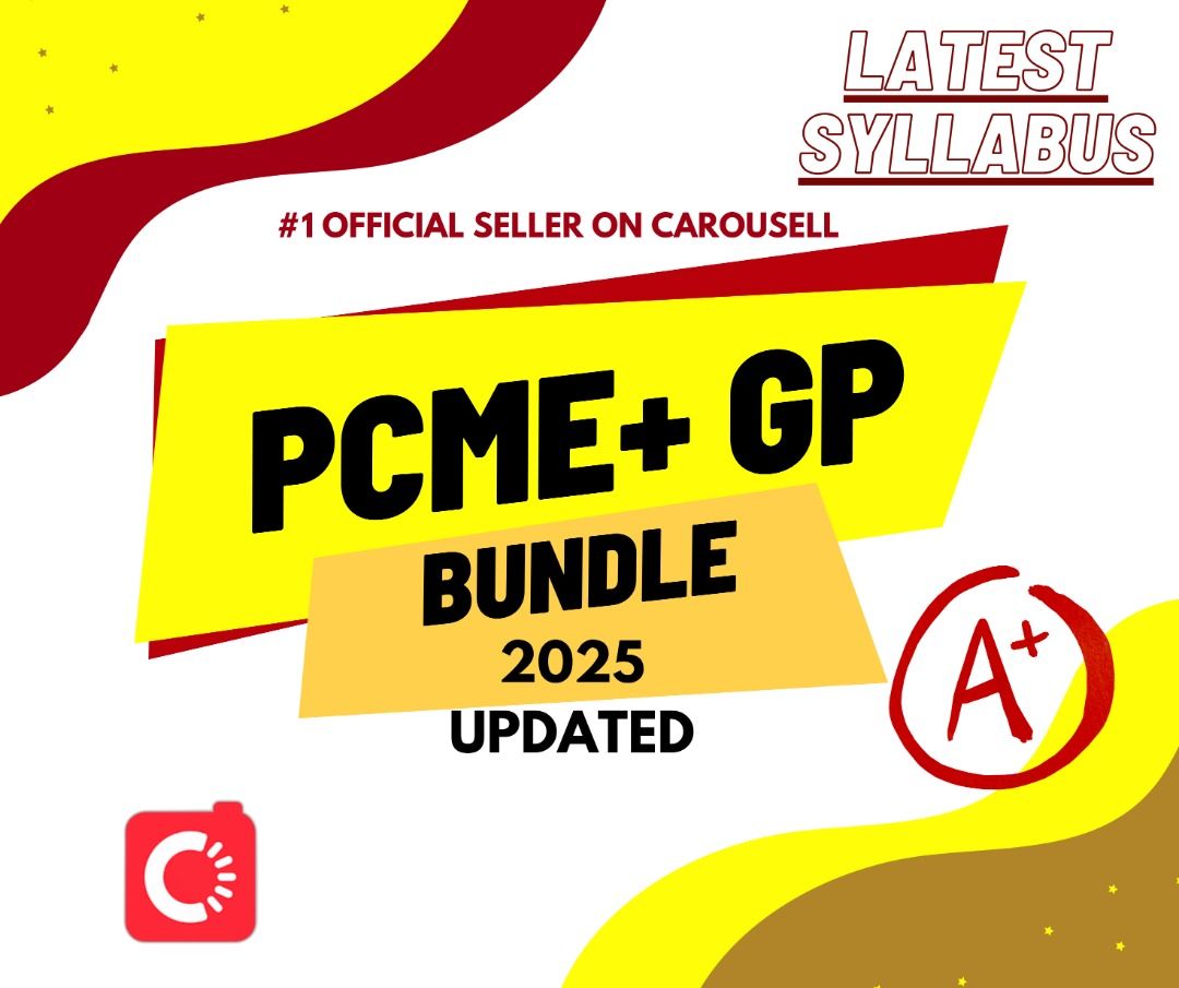 PCME + GP A Levels Bundle (2025 RJC RI Raffles Institution HCI HCJC Hwa ...