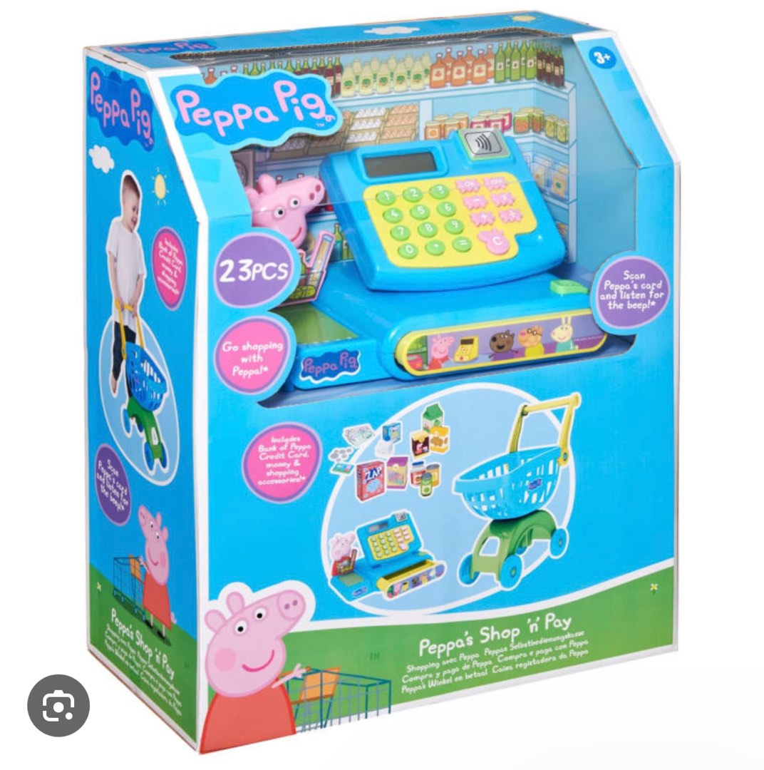 Peppa Pig Cash Register & Cart Playset, Hobbies & Toys, Toys & Games on ...