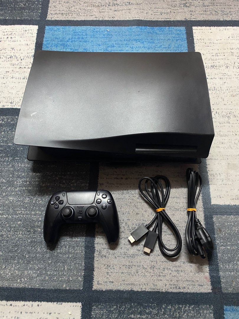 Playstation 5 ( ps5 ) Fat Disc Edition Black Matte Edition, Video ...