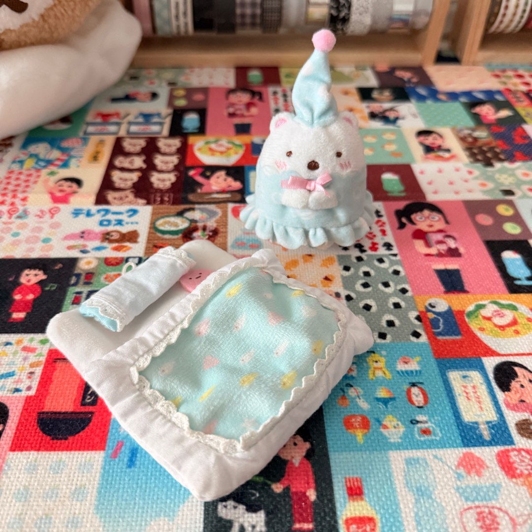 Plush Shirokuma Bed Set Sumikko Gurashi Neko, Hobbies & Toys, Toys ...