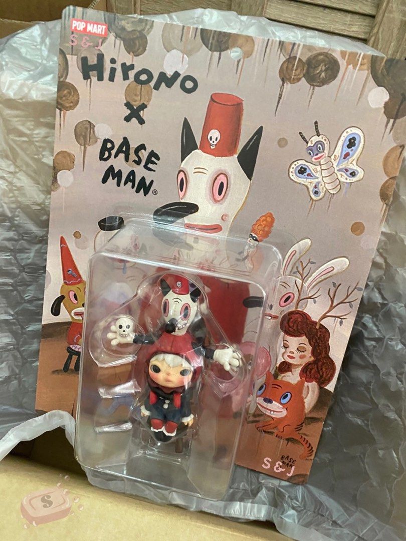 Popmart Hirono x Baseman, Hobbies & Toys, Toys & Games on Carousell