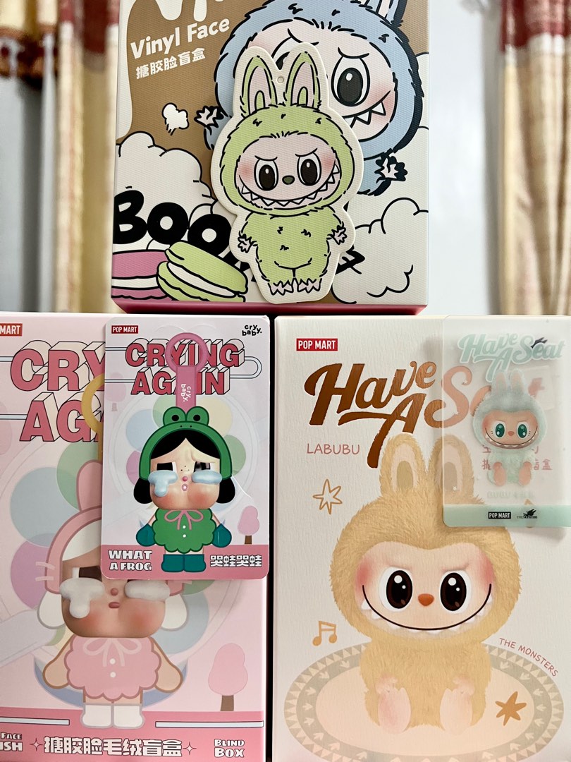 Popmart labubu bundle, Hobbies & Toys, Toys & Games on Carousell