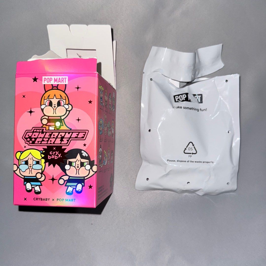 Popmart The Powerpuff Girls x Cry Baby - Sleepy Buttercup, Hobbies ...