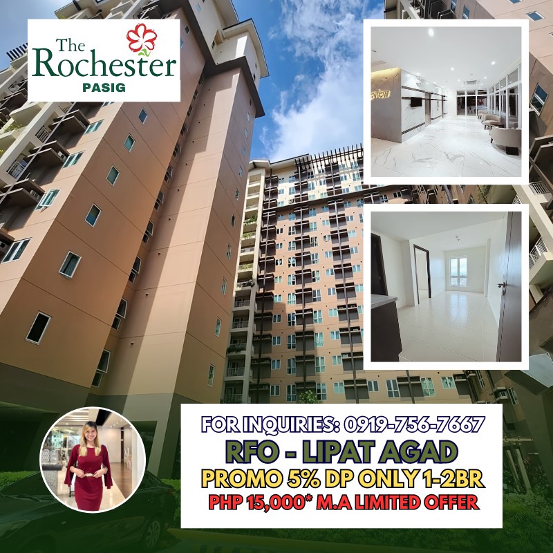 Rochester Pasig 1-2Br Condo Rent to own Ortigas BGC TAGUIG pateros ...