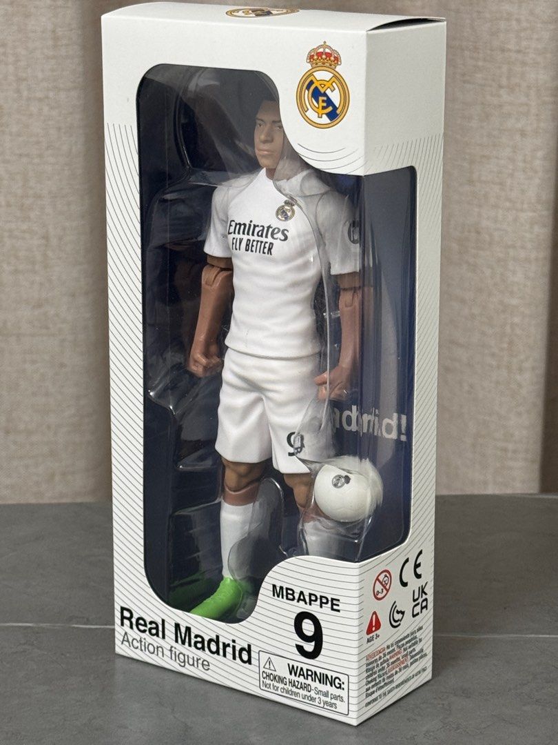 Sockers Officially Licensed Soccer Action Figure Kylian Mbappe Real ...