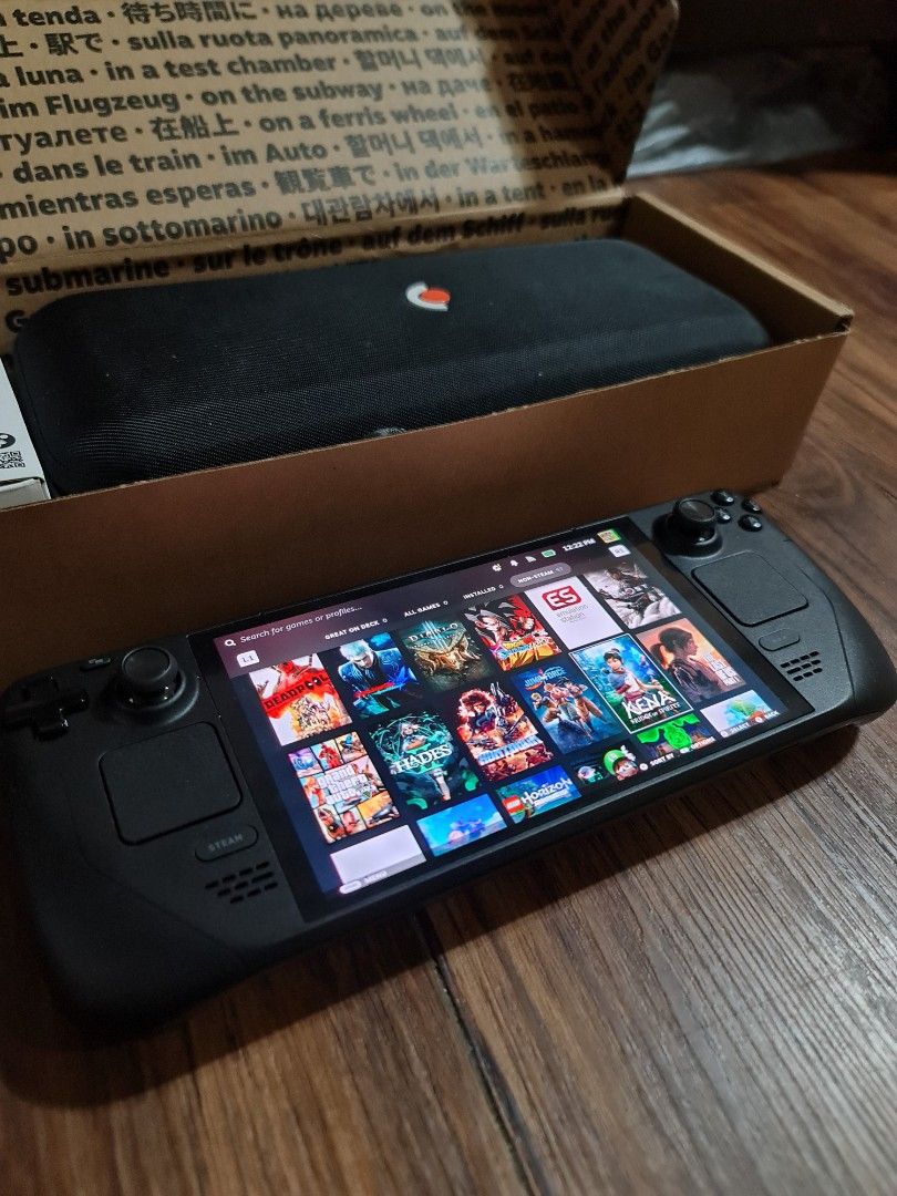 STEAMDECK 1TB OLED ORIG VARIANT Full of 58 games, Video Gaming, Video ...