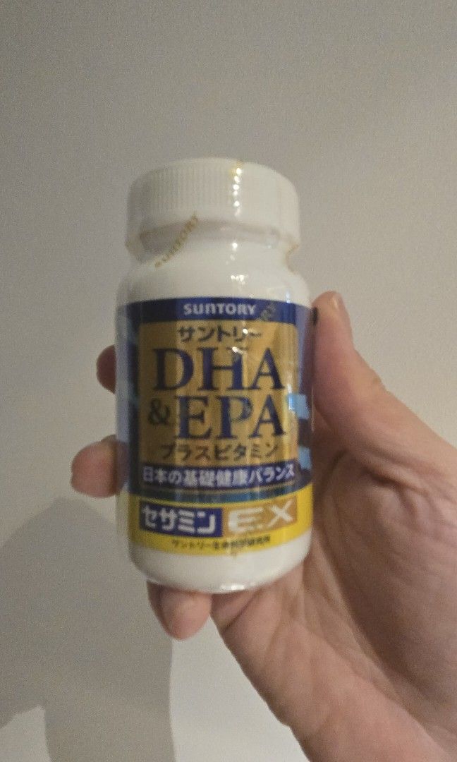 Suntory DHA & EPA + Sesamin EX, Health & Nutrition, Health Supplements ...