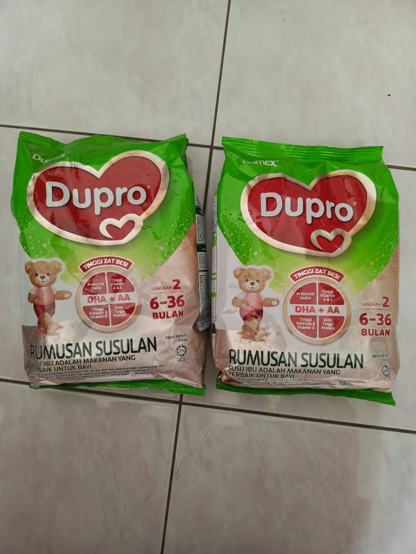SUSU DUPRO -2 PACKET -LANGKAH 2 (FREE PACK DALAM KOTAK), Babies & Kids ...