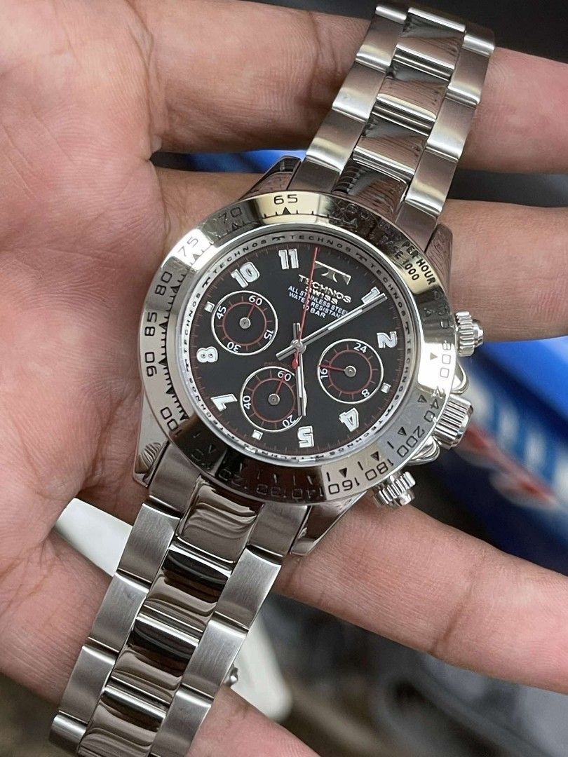 TECHNOS SWISS Chronograph TBM634, Men's Fashion, Watches & Accessories ...