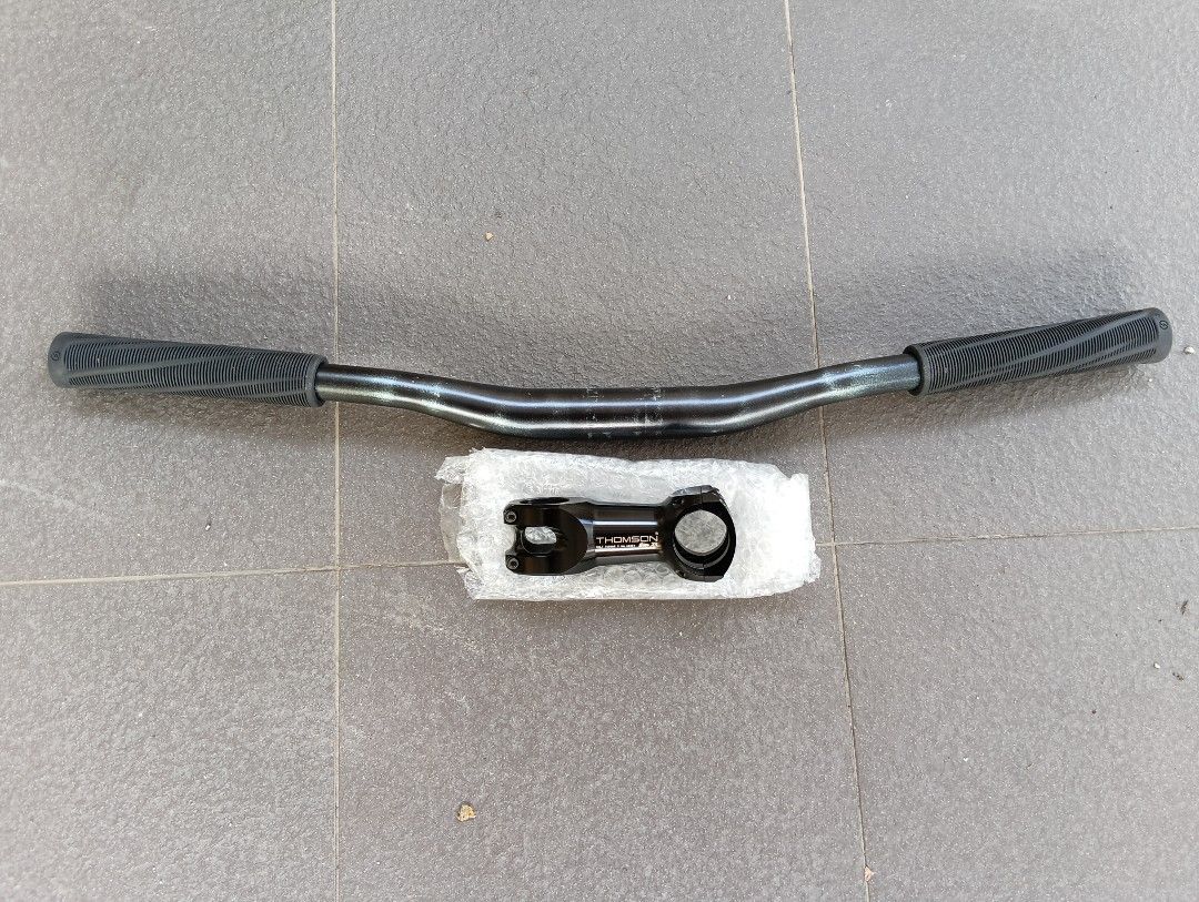 Thomson X4 stem + riserbar, Sports Equipment, Bicycles & Parts ...