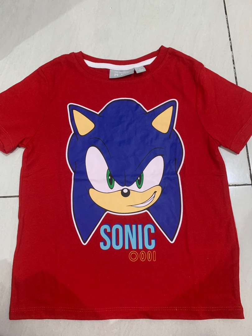 Ts sonic merah, Bayi & Anak, Baju Anak Laki-laki, 4 hingga 7 tahun di ...