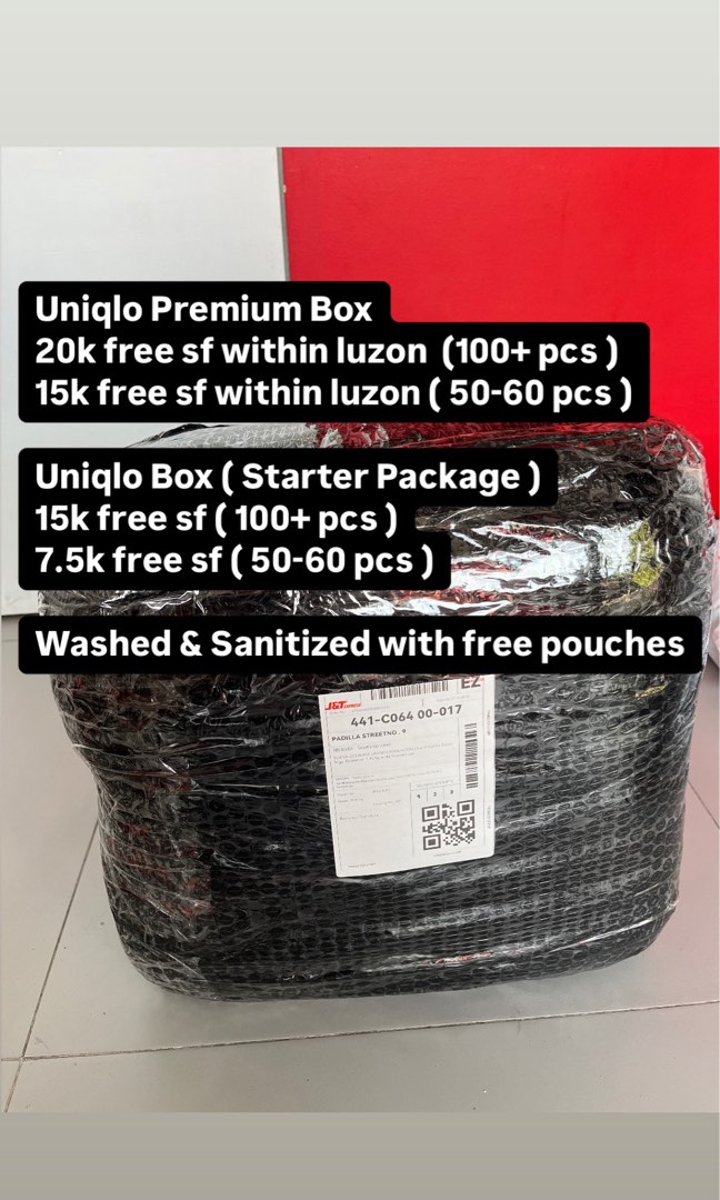 Uniqlo Bale, Uniqlo Box, Uniqlo Package for Business, Women's Fashion ...
