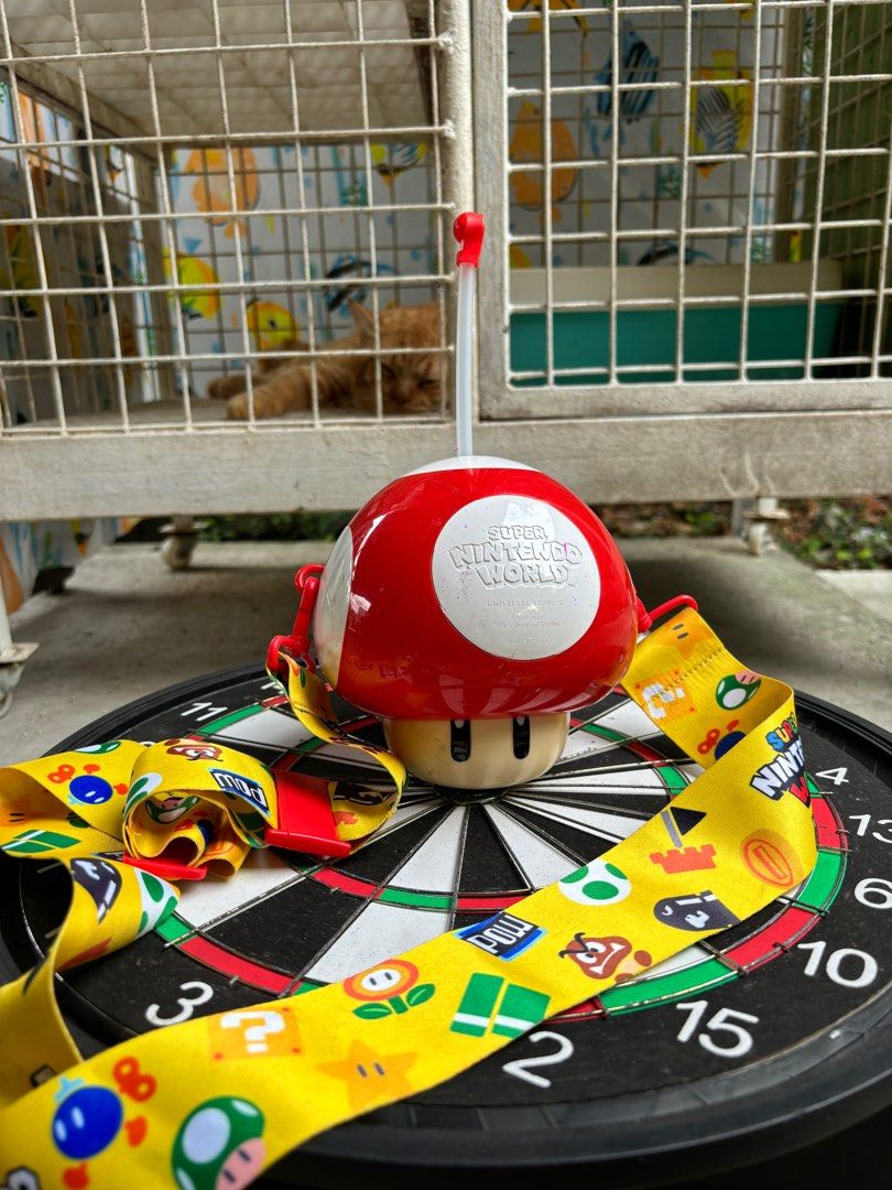 Universal Studios Super Mario NINTENDO WORLD Red Super Mushroom Sipper ...