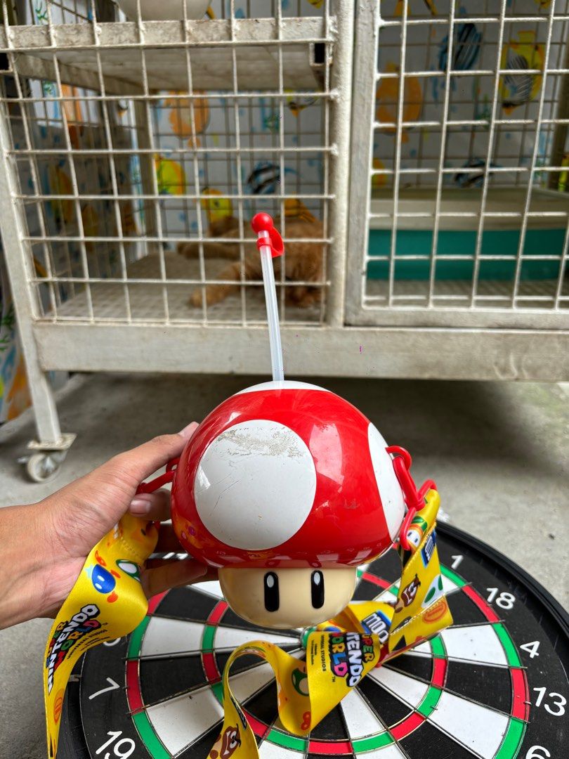 Universal Studios Super Mario NINTENDO WORLD Red Super Mushroom Sipper ...