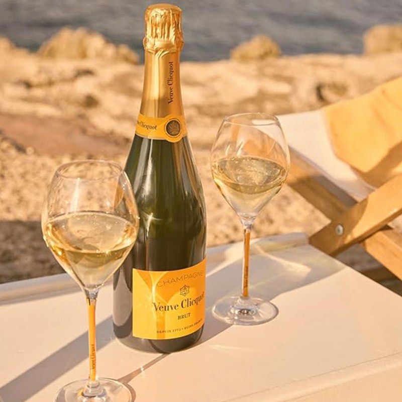 Veuve Clicquot Yellow Label Champagne Brut 750ml (2 bottles), Food ...