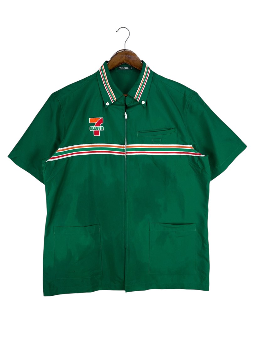 Vintage 7 Eleven Work Shirts, Men's Fashion, Activewear on Carousell
