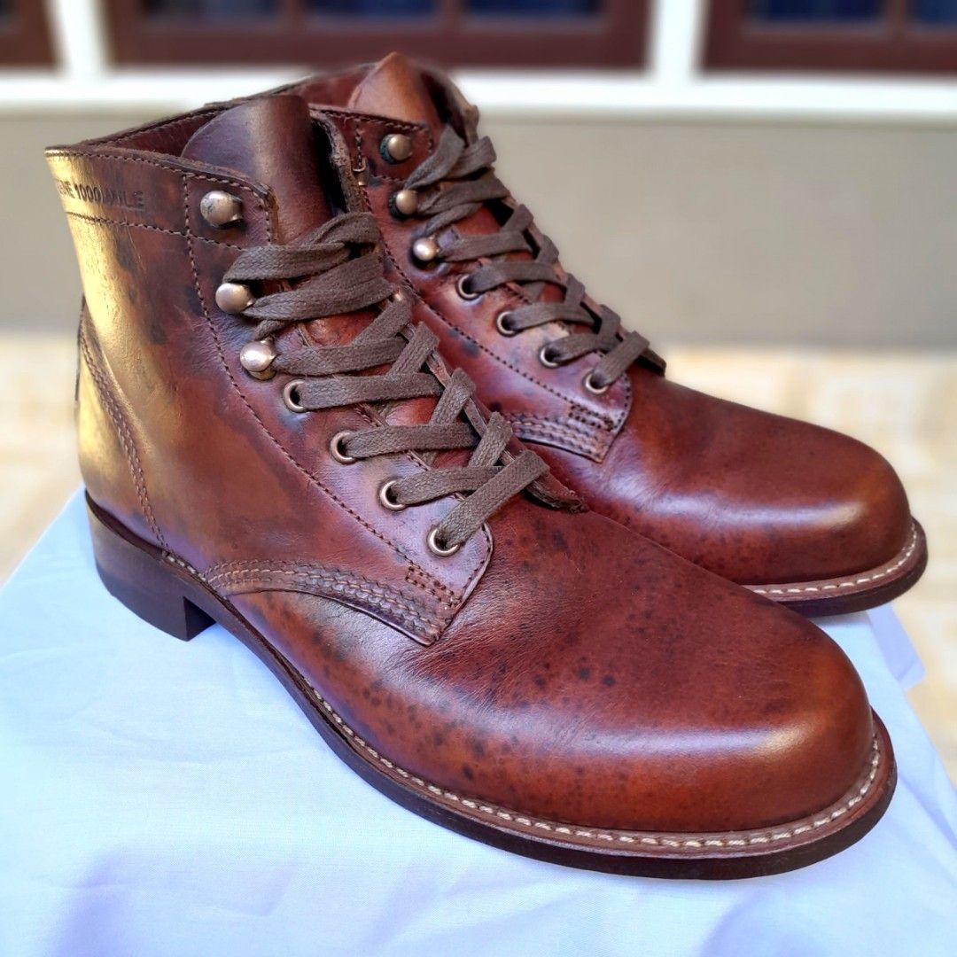 WOLVERINE 1000 MILE ORIGINAL MADE IN USA not redwing visvim chippewa ...