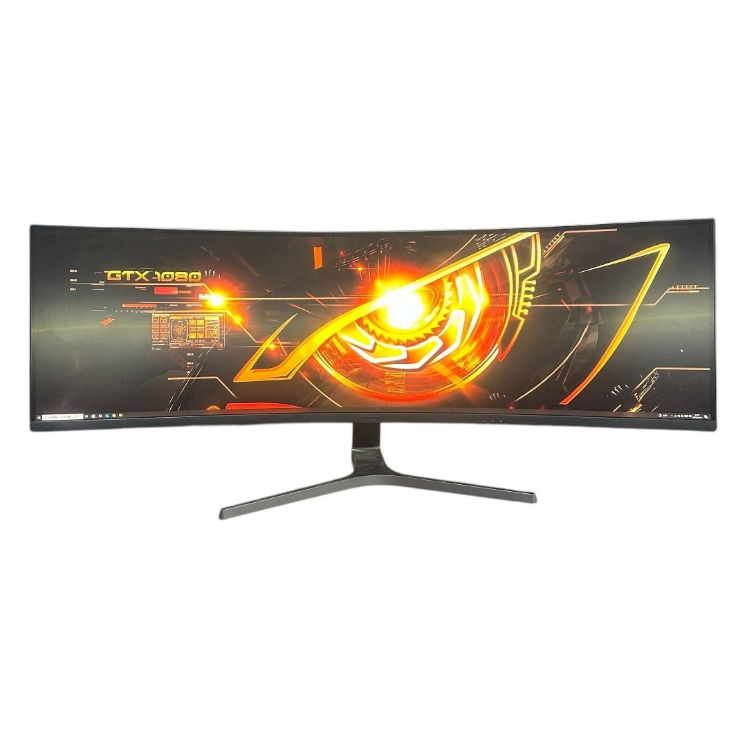 49" SamSung C49RG90 電競 曲面1800R｜ 3個月保養 👀 2K 120Hz｜😀PIP PBP😀【👍🏼無邊框｜ 可掛牆+可 ...