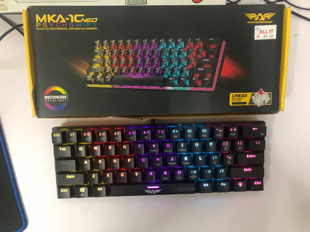 ARMAGGEDDON MKA-1C NEO PSYCHSWIFT, Computers & Tech, Parts ...