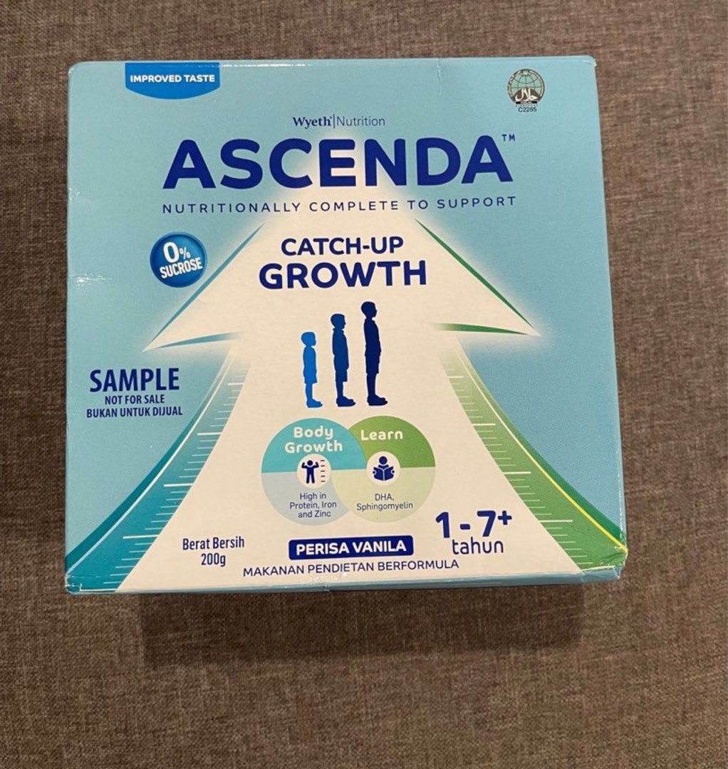 ASCENDA Catch-Up Growth Formula Milk 200g, Babies & Kids, Nursing ...